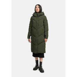 Winterjacke Marikoo "Marikoo Teonaa 16 Steppmantel N101", Damen, Gr. L, gr&uuml;n (olive), Obermaterial: 100% Polyester PES., Jacken Winterjacke