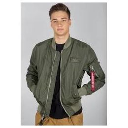 Bomberjacke Alpha Industries "MA-1 TTC Light", Herren, Gr. M, gr&uuml;n (schwarz olive), Obermaterial: 100% Nylon, Futter: 100% Nylon, Jacken Bomberjacke
