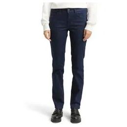 Straight-Jeans Tom Tailor "Alexa - Straight", Damen, Gr. 29, L&auml;nge 34, blau (clean rinsed blau denim), Denim/Jeans, Obermaterial: 98% Baumwolle, 2% Elasthan. Futter: 65% Baumwolle, 35% Polyester, gerade lang, Jeans Straight-Jeans, in 5-Pocket-Form, Topseller