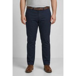 Jack & Jones PlusSize Chinohose "JPSTMARCO ADAM BELTED CHINO PLS", Herren, Gr. 46 (6XL), L&auml;nge 30, schwarz navy, Web, Obermaterial: 98% Baumwolle, 2% Elasthan, JACK & JONES PLUSSIZE, unifarben, slim fit kn&ouml;chellang, Hosen Chinohose