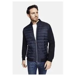Outdoorjacke NEW CANADIAN, Herren, Gr. XL, blau (dunkelblau), 60% Viskose, 35% Polyester, 5% Elasthan, unifarben, kurz, Jacken Outdoorjacke, im Materialmix