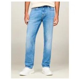 Tommy Hilfiger Slim-fit-Jeans TOMMY JEANS "Scanton Slim", Herren, Gr. 36, L&auml;nge 32, blau (denim medium 1a4), Denim/Jeans, Obermaterial: 95% Baumwolle, 4% Elastomultiester, 1% Elasthan, slim fit, Jeans Slim-fit-Jeans, mit mittlerer Leibh&ouml;he, 5-Pocket-Design