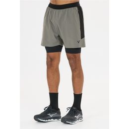 Shorts Virtus "Dylan V2", Herren, Gr. L, US-Gr&ouml;&szlig;en, dunkelgrau, 90% Polyester, 10% Elasthan, unifarben, Hosen Shorts, 4-Wege Stretch