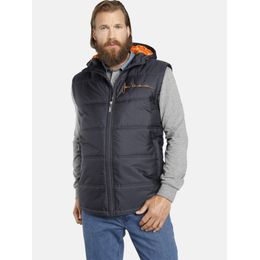 Steppweste Jan Vanderstorm "Outdoorweste NITHARD", Herren, Gr. 58, blau (dunkelblau), Obermaterial: 100% Polyamid ECONYL PA ECONYL., Westen Steppweste