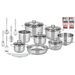 Topf-Set ELO Basic "Prima Tavola Edelstahl Topfset 20-teilig", edelstahl, T&ouml;pfe, Topf-Set, Volumenskala
