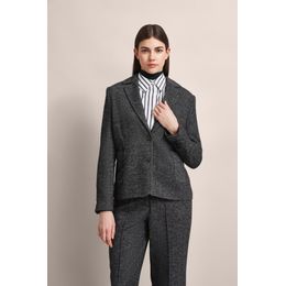 Kurzblazer Bugatti, Damen, Gr. 44, schwarz, 50% Polyester, 30% Wolle, 10% Polyacryl, 5% Baumwolle, 5% sonstige Fasern, unifarben, normal, Blazer Kurzblazer, aus feinem Woll-Mix