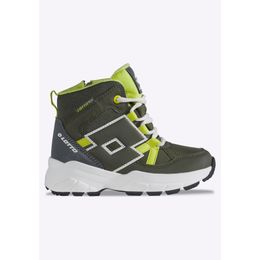 Winterboots Lotto, Damen, Gr. 36, gr&uuml;n (olive, lime), Synthetik, Textil, Schuhe Winterboots, Winterschuhe, Winterstiefel, Snowboots, wasserdicht