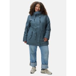 Wintermantel Ragwear "Wintermantel Monadis Rainy II Intl.", Damen, Gr. XXL, grau (grau23), Obermaterial: 100% Polyester PES. Obermaterial: Futter: 100% Polyester PES. 100% Polyester PES., M&auml;ntel Wintermantel