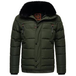 Steppjacke STONE HARBOUR "Winterjacke Witaas", Herren, Gr. L, gr&uuml;n (olive), Obermaterial: 100% Polyester PES. Obermaterial: Futter: 100% Polyester PES. 100% Polyester PES., Jacken Steppjacke