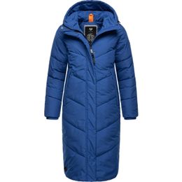 Wintermantel Ragwear "Wintermantel Suminka", Damen, Gr. XXL, blau, Obermaterial: 100% Polyester PES. Obermaterial: Futter: 100% Polyester PES. 100% Polyester PES., M&auml;ntel Wintermantel
