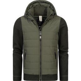 Steppjacke Ragwear "Steppjacke Doryan Mel", Herren, Gr. L, gr&uuml;n (schwarz olive), Obermaterial: 100% Polyester PES. Obermaterial: 100% Polyester PES. Futter: 100% Polyester PES. 100% Polyester PES., Jacken Steppjacke