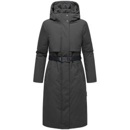 Wintermantel Navahoo "Wintermantel Waldbummler 14", Damen, Gr. 3XL, grau (mouse grau), Obermaterial: 100% Polyester PES. Obermaterial: Futter: 100% Polyester PES. 100% Polyester PES., M&auml;ntel Wintermantel