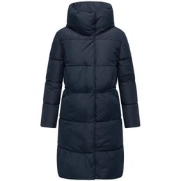 Wintermantel Navahoo "Wintermantel Wolkenkuss 14", Damen, Gr. L, blau (navy), Obermaterial: 100% Polyester PES. Obermaterial: Futter: 100% Polyester PES. 100% Polyester PES., M&auml;ntel Wintermantel
