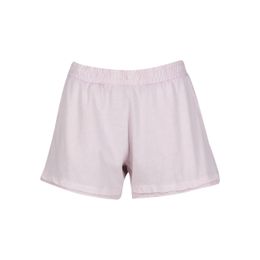 Sweatshorts Urban Classics "Urban Classics Ladies Washed Jersey Shorts", Damen, Gr. 3XL, US-Gr&ouml;&szlig;en, blushedrose, 83% Baumwolle, 17% Polyester, unifarben, normal, Hosen Sweatshorts
