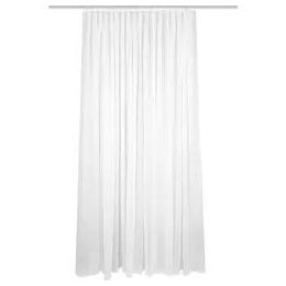 Gardine HEINE HOME Gr. 1, wei&szlig;, B:300cm H:225cm, Polyester, Gardinen, Gardine