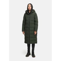 Winterjacke Marikoo "Marikoo Lanitaa Damen Winter Steppmantel Parka N079", Damen, Gr. XL, gr&uuml;n (schwarzolive), Obermaterial: 100% Polyester PES., Jacken Winterjacke