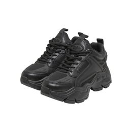 Trainingsschuh Buffalo "Buffalo BINARY ATHENA - VEGAN NAPPA/MESH", Damen, Gr. 38, schwarz, Kunstfaser, unifarben, Schuhe