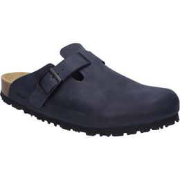 Clog Josef Seibel "Josef 04, jeans", Herren, Gr. 49, blau (jeans), Obermaterial: 100% Rindsleder Leather cow., Schuhe Clog