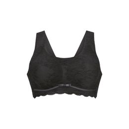Bustier Anita "BH Essentials Lace Bustier 1er Pack", Damen, Gr. S, N-Gr, grau (anthrazit), Obermaterial: 61% Polyamid PA. 39% Elasthan EL., BHs Bustier