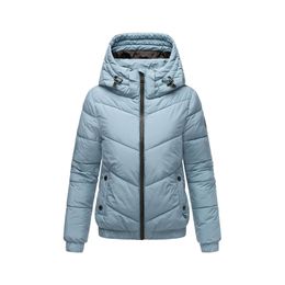Winterjacke Marikoo "Marikoo Nayanaa Damen Winter Steppjacke N002", Damen, Gr. XS, blau (powder blau), Obermaterial: 100% Polyester PES., Jacken Winterjacke