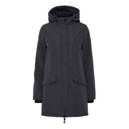 Langmantel oxmo "Parka OXTamila", Damen, Gr. S, grau (phantom grau), Obermaterial: 100% Polyester PES., M&auml;ntel Langmantel