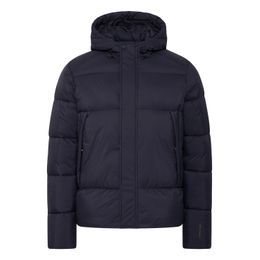 Winterjacke Casual Friday "Winterjacke CFAUSTIN short puffer jacket", Herren, Gr. L, blau (schwarz navy), Obermaterial: 100% Polyamid PA., Jacken Winterjacke