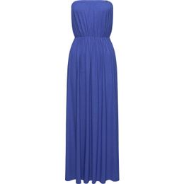 Sommerkleid Ragwear "Sommerkleid Awery", Damen, Gr. S, N-Gr, blau (web blau), Obermaterial: 48% Viskose CV. 47% Polyester PES. 5% Elasthan EL., Kleider Sommerkleid