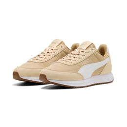 Sneaker Puma "R78 LIGHTWIND", Herren, Gr. 40,5, sand dune, Puma wei&szlig;, canvas, Textil, mehrfarbig, Schuhe Sneaker, mit Mesh-Obermaterial, mit SOFTFOAM+ Einlegesohle
