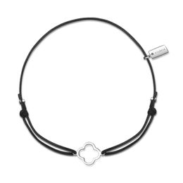 Armband AILORIA "Armband schwarz/silber LISE", silber, Armb&auml;nder, Damen, Armband