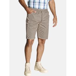 Bermudas Jan Vanderstorm "Schlupfshort FILEMON", Herren, Gr. 60, beige, Obermaterial: 100% Baumwolle CO., comfort fit knielang, Hosen Bermudas