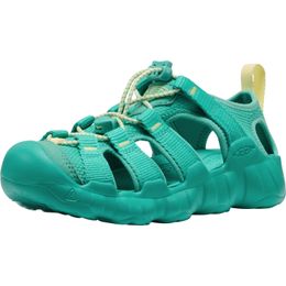 Sandale Keen "HYPERPORT H2", Jungen, Gr. 39, bright aqua, wax gelb, Synthetik, Schuhe Sandale, waschbar und schnell trocknend