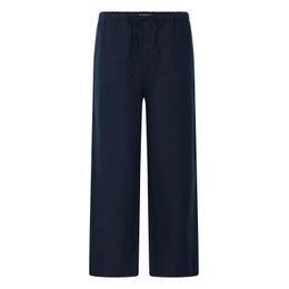 Leinenhose Casual Friday "Leinenhose CFEngo Linen", Damen, Gr. M, L&auml;nge 34, blau (schwarz navy), Obermaterial: 100% Leinen LI., Hosen Leinenhose