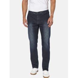 Stretch-Jeans Babista "Jeans BELARION", Herren, Gr. 33, N-Gr, blau (dunkelblau), Obermaterial: 78% Baumwolle CO. 20% Polyester COOLMAX PES(Coolmax). 2% Elasthan EL., Jeans Stretch-Jeans
