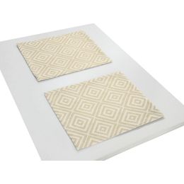 Platzset WIRTH "Telfort" Gr. 1, gold (goldfarben), B:40cm L:35cm, Obermaterial: 85% Polyester, 15% Baumwolle, Platzsets, Platzset