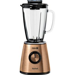 Tefal Standmixer "BL439G Coppertinto", schwarz (schwarz, kupfer), B:20cm H:40,5cm T:18cm, Zerkleinerer, 1,75 L Fassungsverm&ouml;gen, sto&szlig;festes Thermoglas, Standmixer