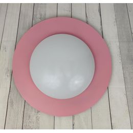 Niermann Deckenleuchte "Saturn, Kinderlampe, Kinderzimmer", rosa, 1, &Oslash; 53cm H: 10cm, 1 Stk., Leuchten, E27 Fassung f&uuml;r einfachen Leuchtmittelwechsel, Deckenleuchte