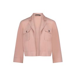 Jackenblazer Betty Barclay "Blazer-Jacke mit 3/4 Arm", Damen, Gr. 38, rosa (pink dolphin), Obermaterial: 92% Polyester PES. 8% Elasthan EL., Blazer Jackenblazer