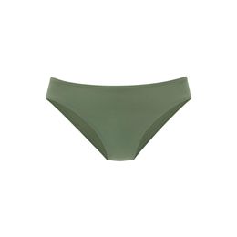 Bikini-Hose s.Oliver "Lady", Damen, Gr. 34, N-Gr, gr&uuml;n (olive), Microfaser, Recycling-Polyamid, unifarben, Badehosen Bikini-Hose, uni, Topseller