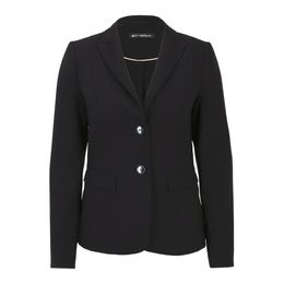 Kurzblazer Betty Barclay "Kurzblazer langarm", Damen, Gr. 36, schwarz, Obermaterial: 86% Polyester PES. 14% Elasthan EL., Blazer Kurzblazer