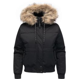 Winterjacke Ragwear "Winterjacke Deluxia YOUMODO", Damen, Gr. M, schwarz, Obermaterial: 100% Polyester PES. Obermaterial: Futter: 100% Polyester PES. 100% Polyester PES., Jacken Winterjacke