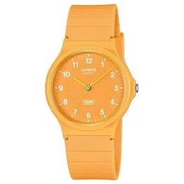 Quarzuhr, orange (orange, orange), Casio TIMELESS COLLECTION, Armbanduhren, Damen, Quarzuhr, Armbanduhr, Damenuhr, Herrenuhr, Jugendliche, Resinarmband