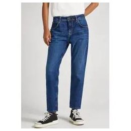 Boyfriend-Jeans Pepe Jeans "VIOLET", Damen, Gr. 25, L-Gr, blau (medium schwarz long), Denim/Jeans, Obermaterial: 99% Baumwolle, 1% Elasthan, relaxed fit lang, Jeans, im l&auml;ssigen Boyfriend-Style