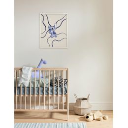 Wandbild Komar "Disney Lilo and Stitch Brave and Wild", beige (farbe bild(er): beige,lila), Disney, 1 Stk., Vlies, Bilder, Wandbild, 30 x 40 cm (Breite x H&ouml;he) - Kinderzimmer, Dekoration