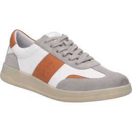 Sneaker Josef Seibel "Jade 01, papaya-multi", Damen, Gr. 40, orange (papaya, multi), Obermaterial: 100% Rindsleder Leather cow., Schuhe Sneaker