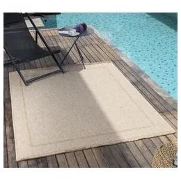 Teppich LIVABLISS "TRENTON", beige, B:160cm H:8mm L:213cm, Kunstfaser, Teppiche, Teppich