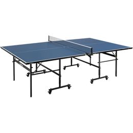 Tischtennisplatte Joola "Inside 13", blau, TischtennisplattenB:152,5cm H:76cm L:274cm, Indoor Tischtennistisch - klappbares Untergestell, inkl. Netz, B:152,5cm H:76cm L:274cm