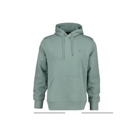 Sweatshirt Gant "Sweatshirt REGULAR SHIELD HOODIE", Damen, Gr. 3XL, gr&uuml;n (eukalyptus (ceramic grau)), Obermaterial: 78% Baumwolle CO. 22% Polyester PES., Sweatshirts Sweatshirt
