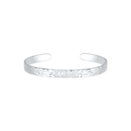 Armreif Kuzzoi "Armband Herren Basic Bangle Matt 925 Silber" Gr. 190, grau, Armb&auml;nder, Herren, Silber 925 (Sterlingsilber), Armreif