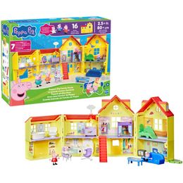 Puppenhaus Hasbro "Peppa Pig - Peppas gro&szlig;es Haus", bunt, Puppenh&auml;user, KinderB:80cm, Kunststoff, Puppenhaus, B:80cm