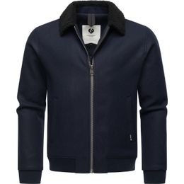 Outdoorjacke Ragwear "Outdoorjacke Sivval Felt", Herren, Gr. XL, blau (navy), Obermaterial: 100% Polyester PES. Obermaterial: Futter: 100% Polyester PES. 100% Polyester PES., Jacken Outdoorjacke